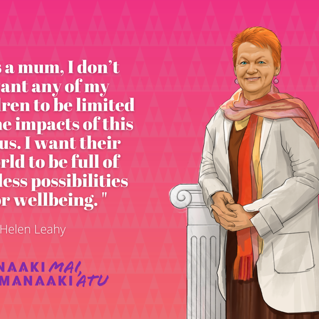 Manaaki Mai, Manaaki Atu - Helen Leahy - Te Pūtahitanga o Te Waipounamu